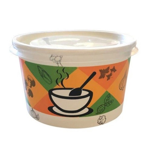 Castron ciorba cu capac 500ml | Caserole pentru Supe si Ciorbe ...
